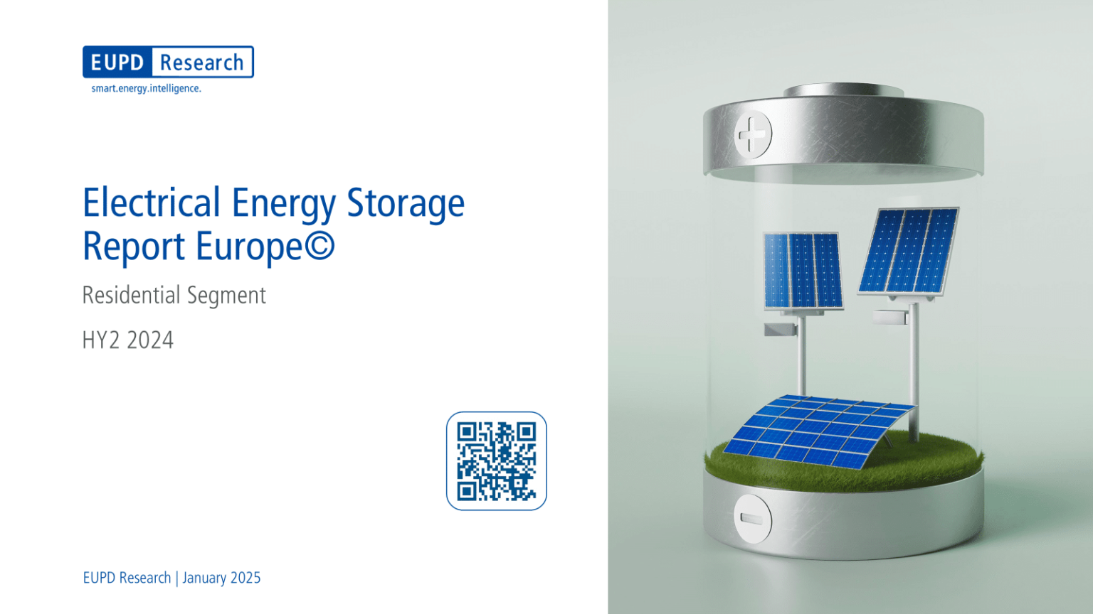 EUPD Research publishes Electrical Energy Storage Report Europe© H2 ...
